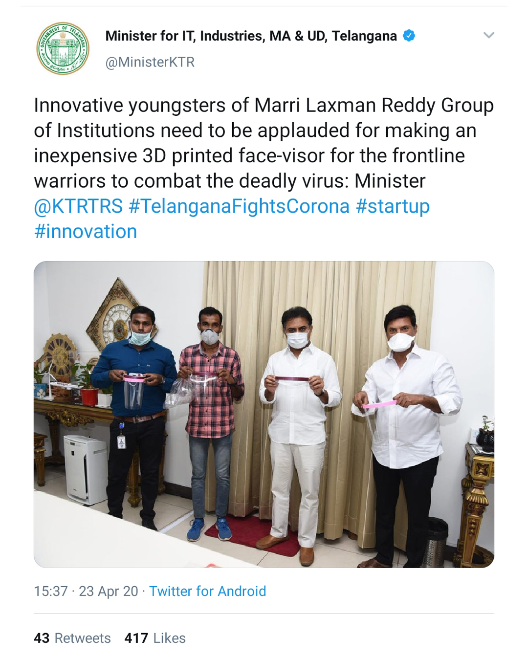 Student Achivements - MLRIT